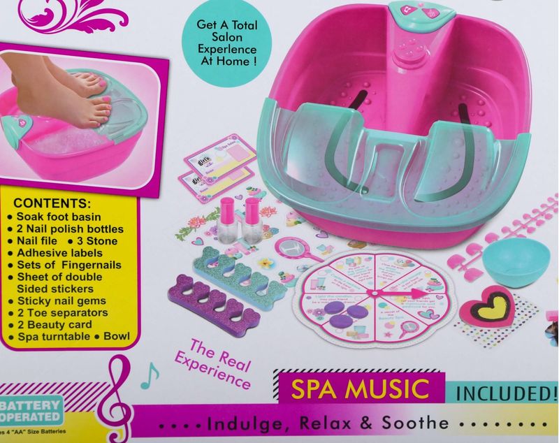 Pedi-Spa Con Música Y Burbujas