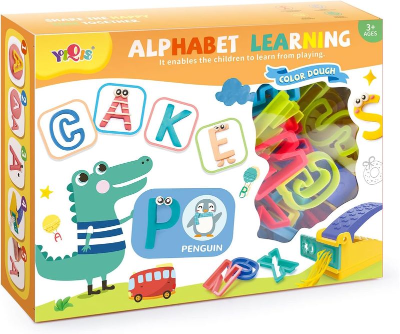 Set Educativo De Plastilina Abecedario